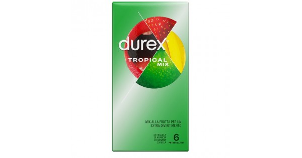 Preservativi DUREX TROPICAL scatola da 6 pezzi